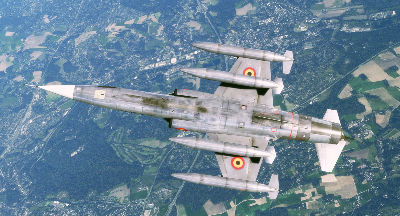 Lockheed F-104G - Pack of 3 liveries worn by FX34 during its career ...