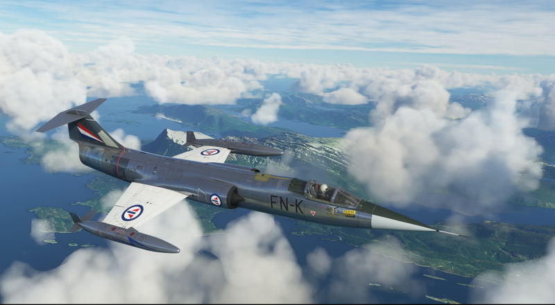 Lockheed F-104 Starfighter Liveries for Microsoft Flight Simulator | MSFS