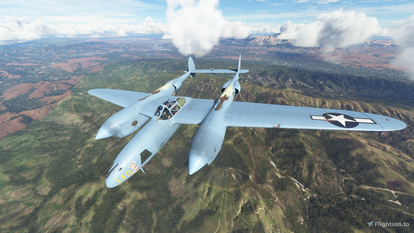 Lockheed F-5G 44-26140 "Snooper" pour Microsoft Flight Simulator | MSFS
