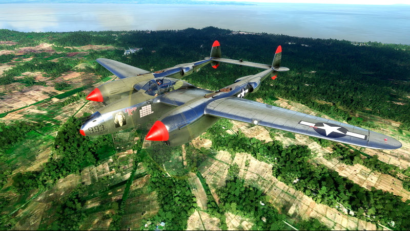 Lockheed P-38 "Marge" Maj. Bong for Microsoft Flight Simulator | MSFS