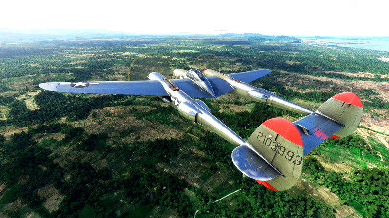 Lockheed P-38 "Marge" Maj. Bong for Microsoft Flight Simulator | MSFS