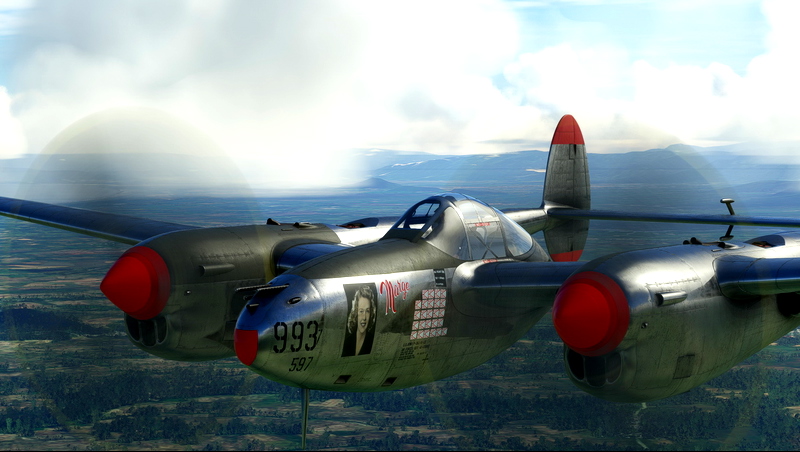 Lockheed P-38 "Marge" Maj. Bong for Microsoft Flight Simulator | MSFS