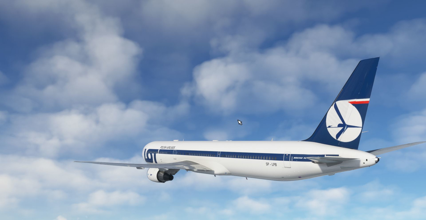 LOT Polish Airlines livery for the CS Boeing 767-400ER. for Microsoft ...