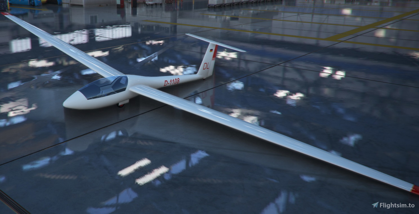 LS4 livery D-1108 for Microsoft Flight Simulator | MSFS