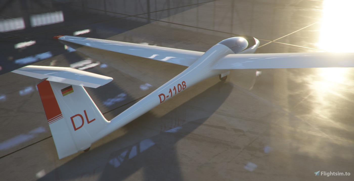 LS4 livery D-1108 for Microsoft Flight Simulator | MSFS