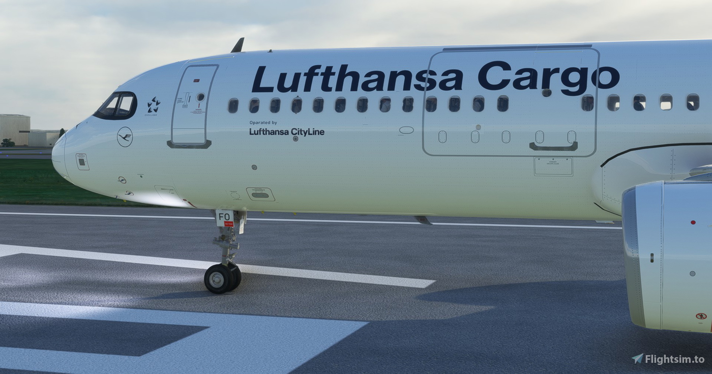 Lufthansa Cargo "2019 livery" LatinVFR A321 Neo LR pratt and whitney for Microsoft Flight ...