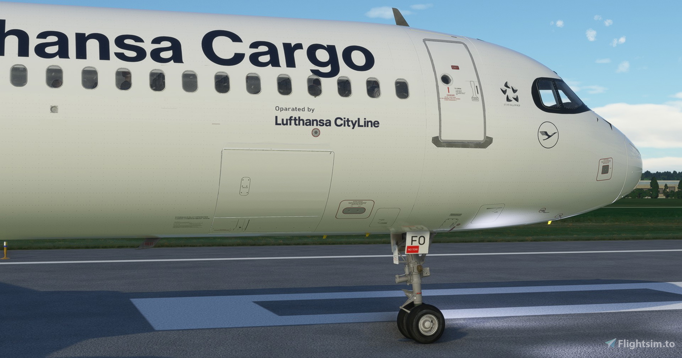 Lufthansa Cargo "2019 livery" LatinVFR A321 Neo LR pratt and whitney for Microsoft Flight ...