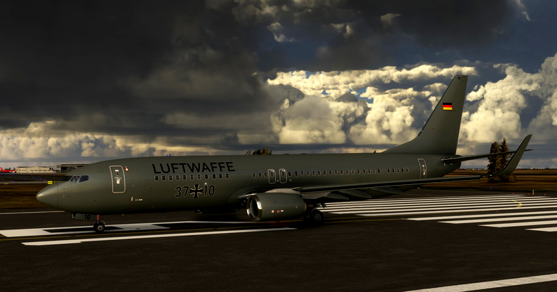 Luftwaffe / German Air Force " livery" PMDG B737-800 for Microsoft ...