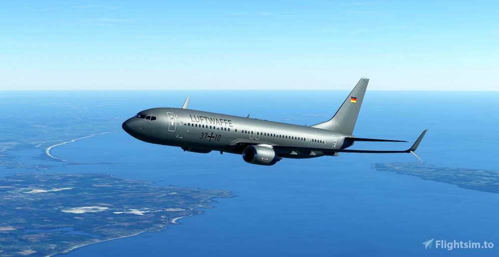 Luftwaffe / German Air Force PMDG B737-800 Scimitar winglets para ...