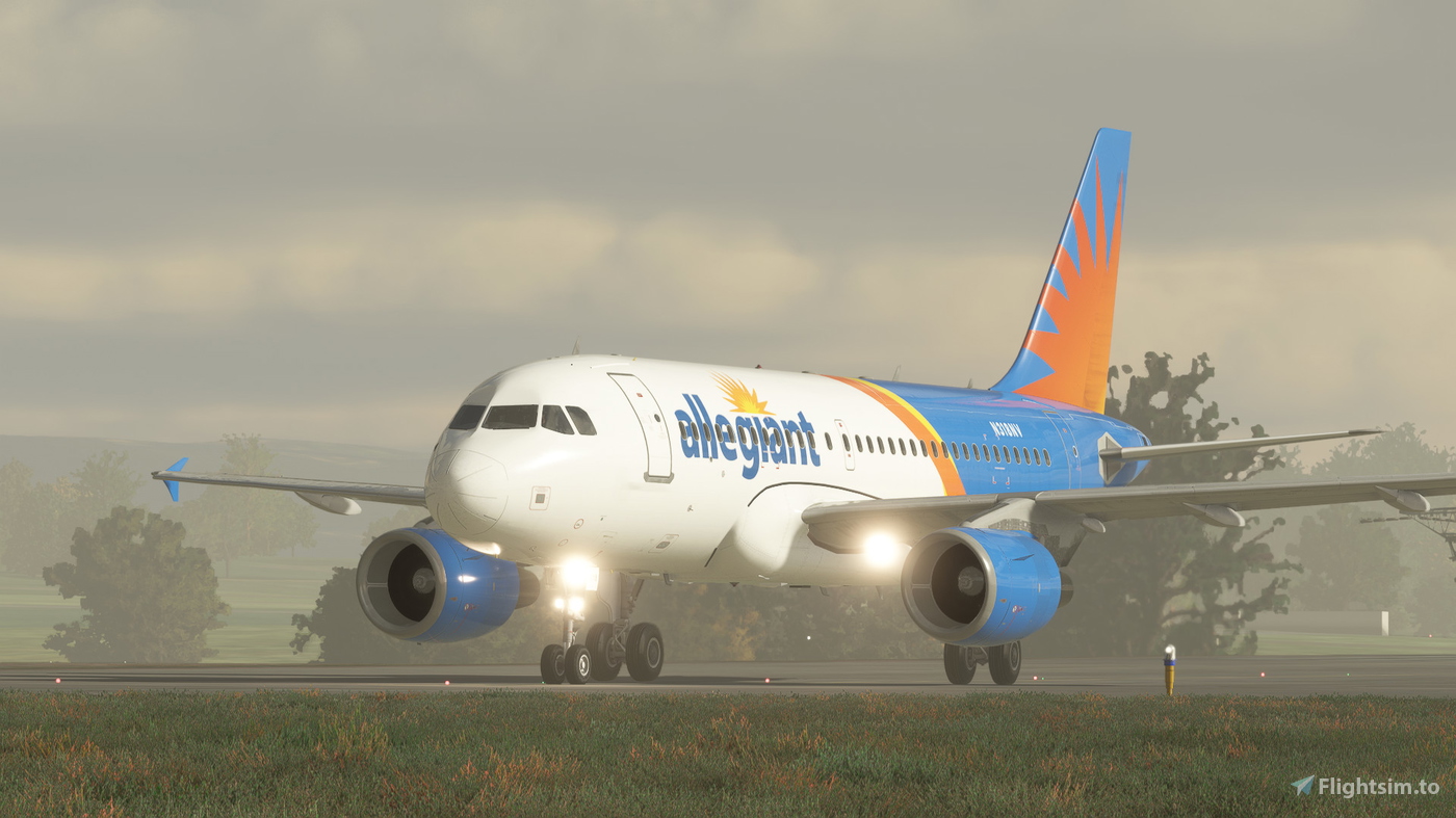 LVFR a319-111 allegiant N333NV FBW compatibility for Microsoft Flight Simulator | MSFS