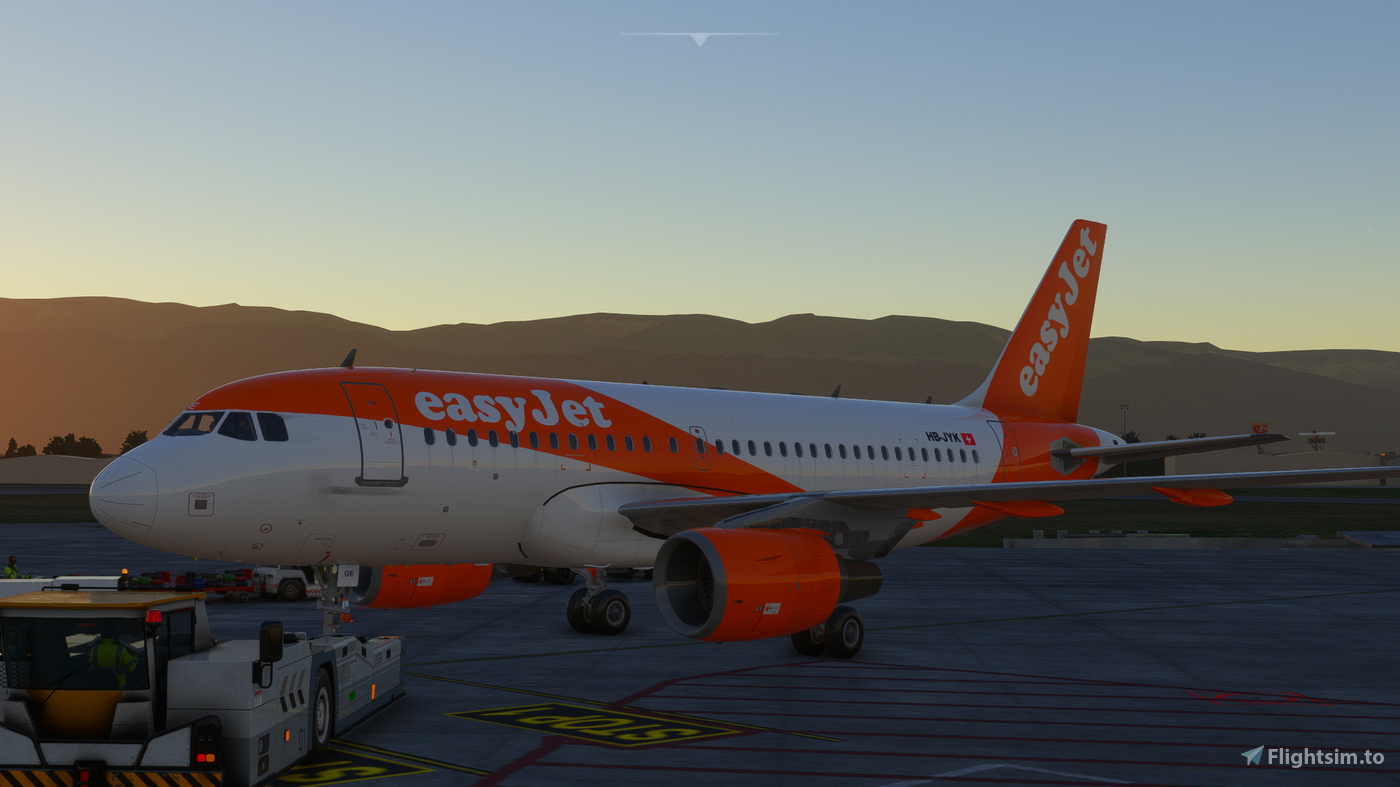 LVFR a319-111 EasyJet Switzerland HB-JYK FBW compatibility | winglet ...