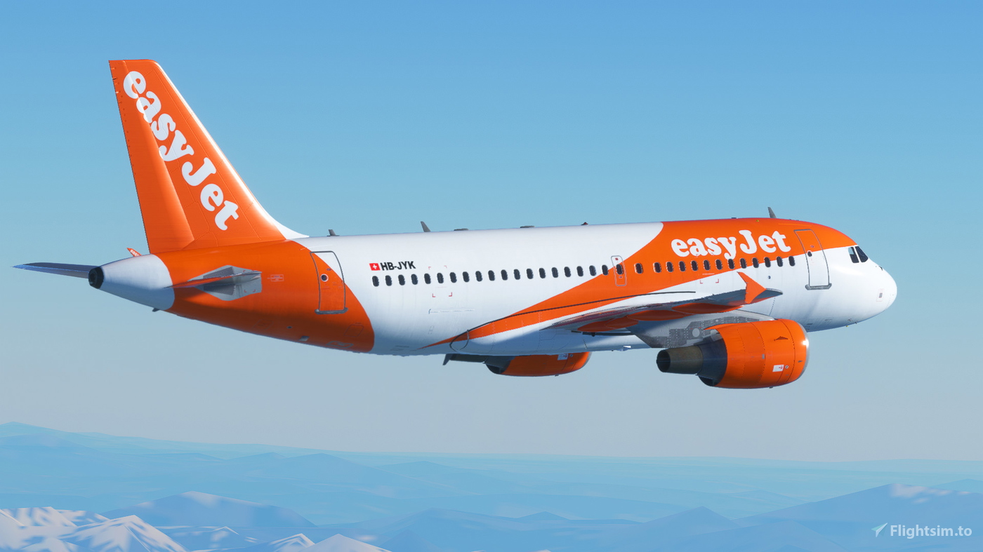 LVFR a319-111 EasyJet Switzerland HB-JYK FBW compatibility | winglet ...