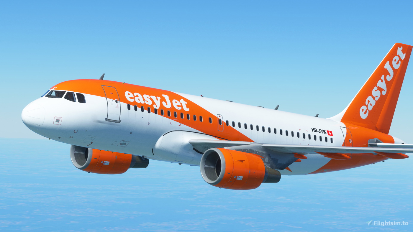 LVFR a319-111 EasyJet Switzerland HB-JYK FBW compatibility | winglet ...