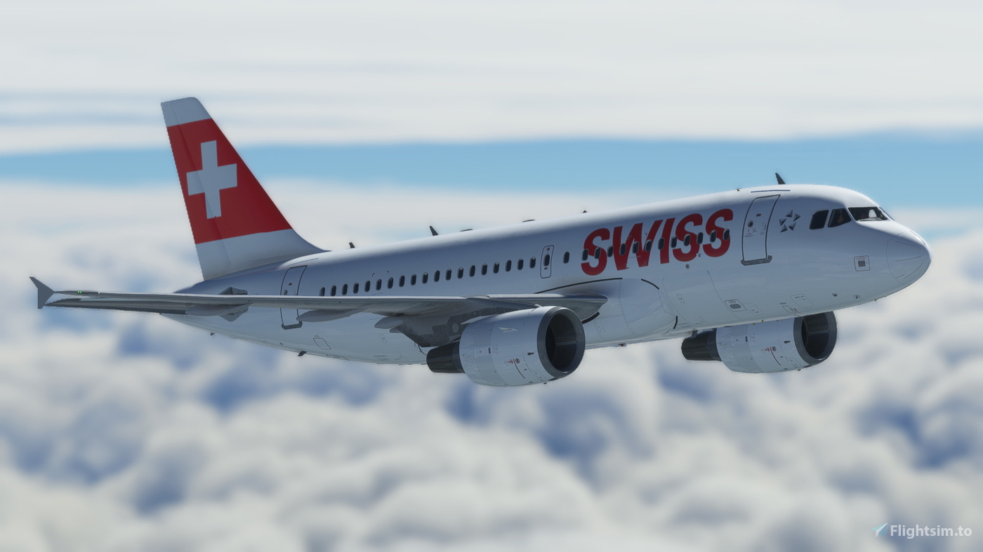 LVFR a319-111 SWISS HB-IPV FBW compatibility for Microsoft Flight Simulator | MSFS