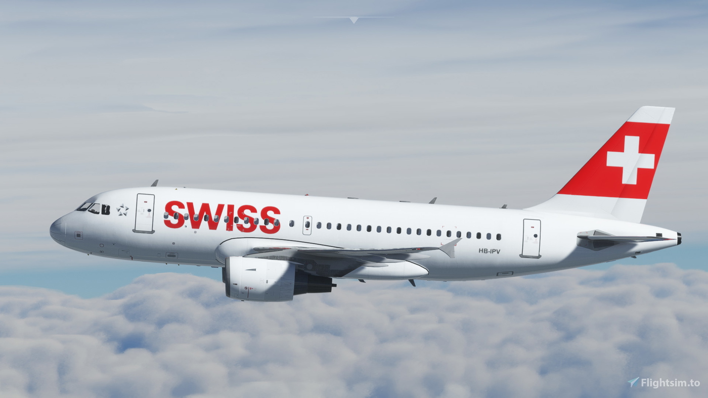 LVFR a319-111 SWISS HB-IPV FBW compatibility for Microsoft Flight Simulator | MSFS