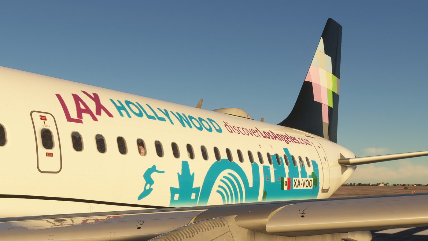 LVFR A319 Volaris (XA-VOO - descubrelosangeles.com Livery) (8K) для ...