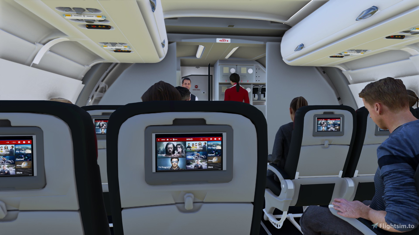 LVFR A321neo Turkish Airlines custom cabin for the default livery for ...