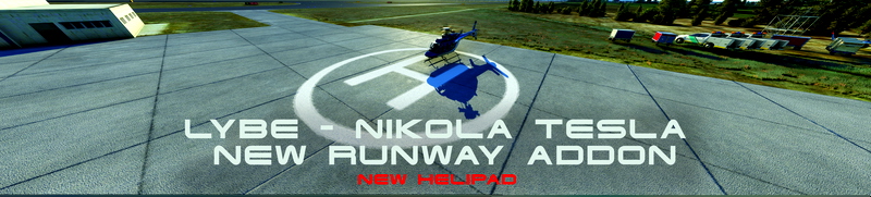 LYBE - Nikola Tesla - Belgrade, Serbia -2 runways addon scenery v001.5 ...