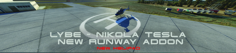 LYBE - Nikola Tesla - Belgrade, Serbia -2 runways addon scenery v002.0 ...