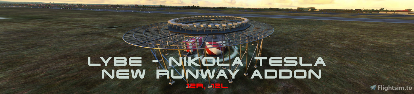 LYBE - Nikola Tesla - Belgrade, Serbia -2 runways addon scenery v002.0 ...