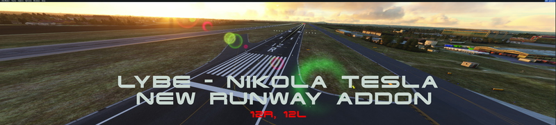 LYBE - Nikola Tesla - Belgrade, Serbia -2 runways addon scenery v002.0 ...