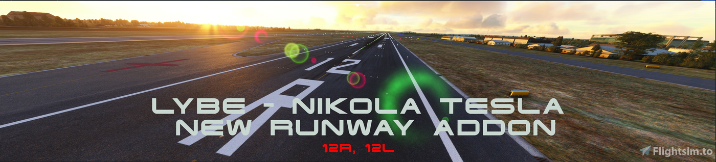 LYBE - Nikola Tesla - Belgrade, Serbia -2 runways addon scenery v002.0 ...