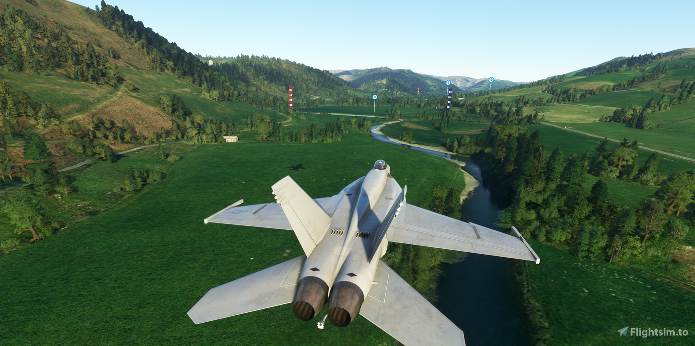 Mach Loop Race Course and Airport EMAC in Dulas Valley, Machynlleth, UK ...