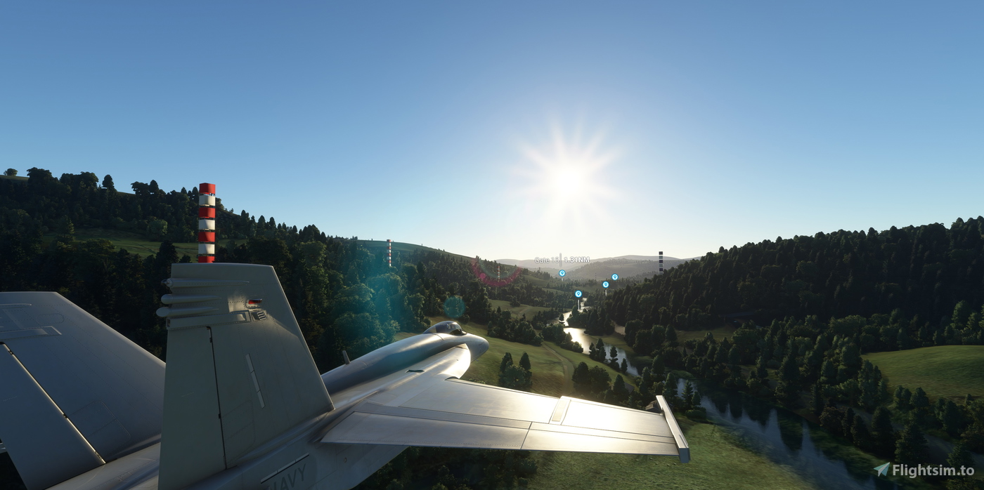 Mach Loop Race Course and Airport EMAC in Dulas Valley, Machynlleth, UK ...