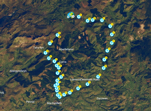 Mach Loop Race Course and Airport EMAC in Dulas Valley, Machynlleth, UK ...