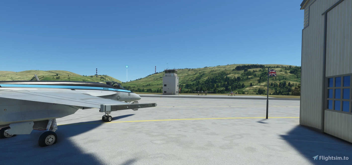 Mach Loop Race Course and Airport EMAC in Dulas Valley, Machynlleth, UK ...