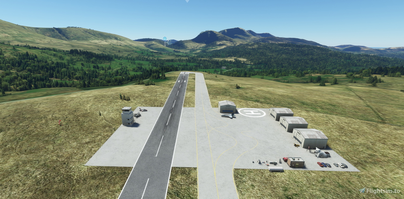 Mach Loop Race Course and Airport EMAC in Dulas Valley, Machynlleth, UK ...