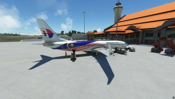 Malaysia Airlines 737-8H6 N1787B Factory Roll out for Microsoft Flight ...