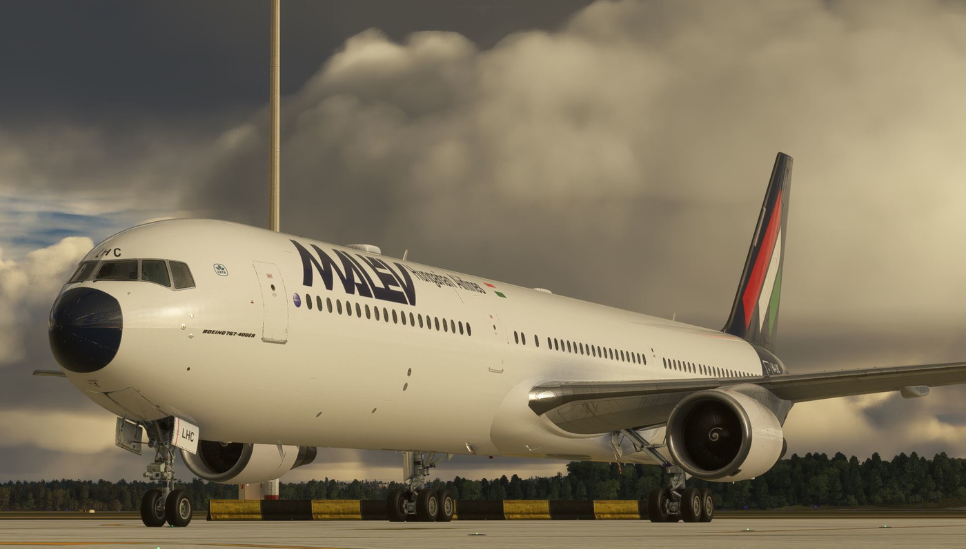 MALEV Hungarian Airlines livery for CS 767-400ER for Microsoft Flight ...
