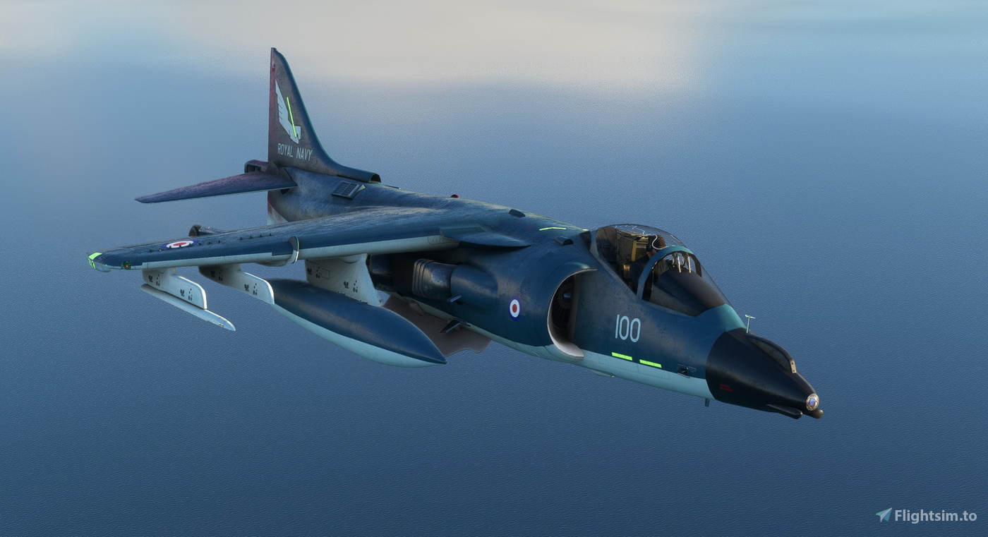 McDonnell Douglas AV-8B Harrier II Royal Navy XZ451 #100 for Microsoft ...