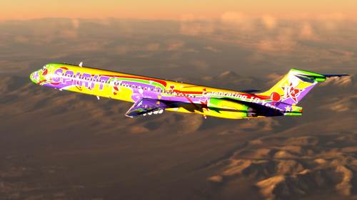 MD-82 Spirit Airlines 10th Anniversary "N814NK" for Microsoft Flight ...
