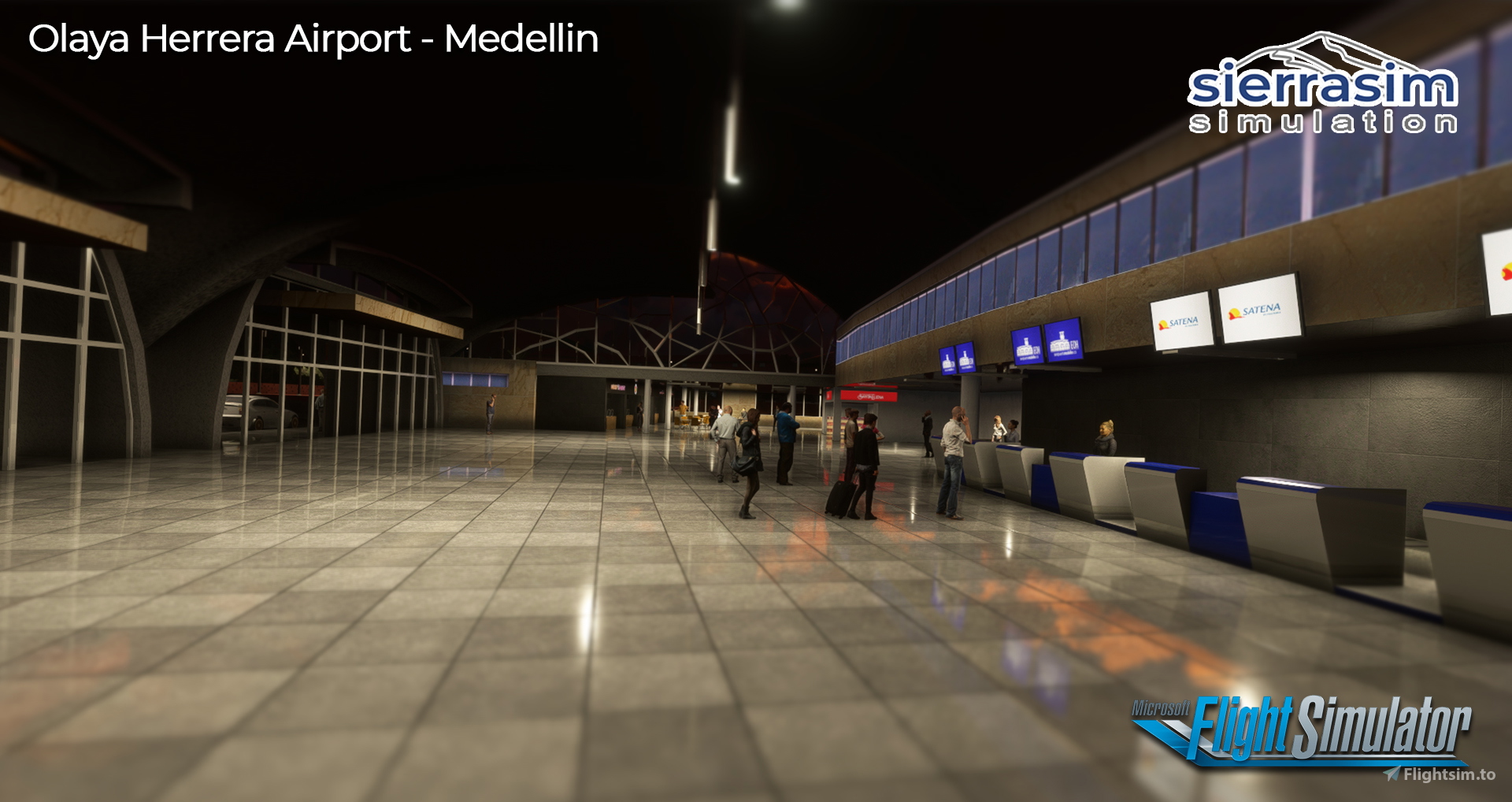 Sierrasim Simulation - SKMD - Olaya Herrera Airport - Medellin for ...
