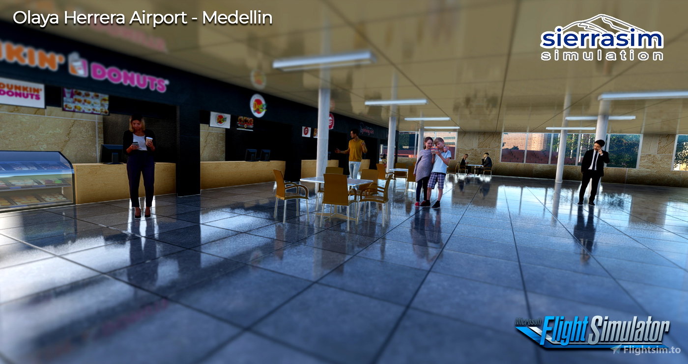 Sierrasim Simulation - SKMD - Olaya Herrera Airport - Medellin for MSFS