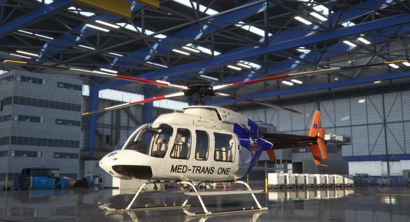 MedTrans-One 2023 Livery | N407CR | Bell 407 for Microsoft Flight ...