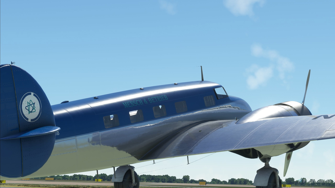 Mensch & Betrieb - Aeroplane Lockheed Heaven Electra 10-A - Liverie for Microsoft Flight ...