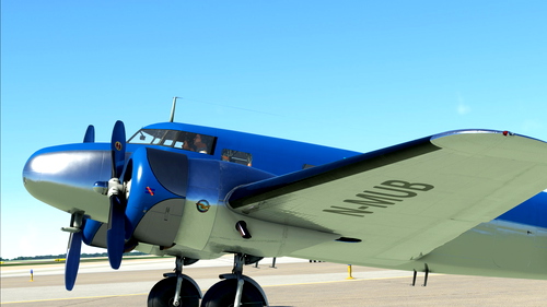 Mensch & Betrieb - Aeroplane Lockheed Heaven Electra 10-A - Liverie ...