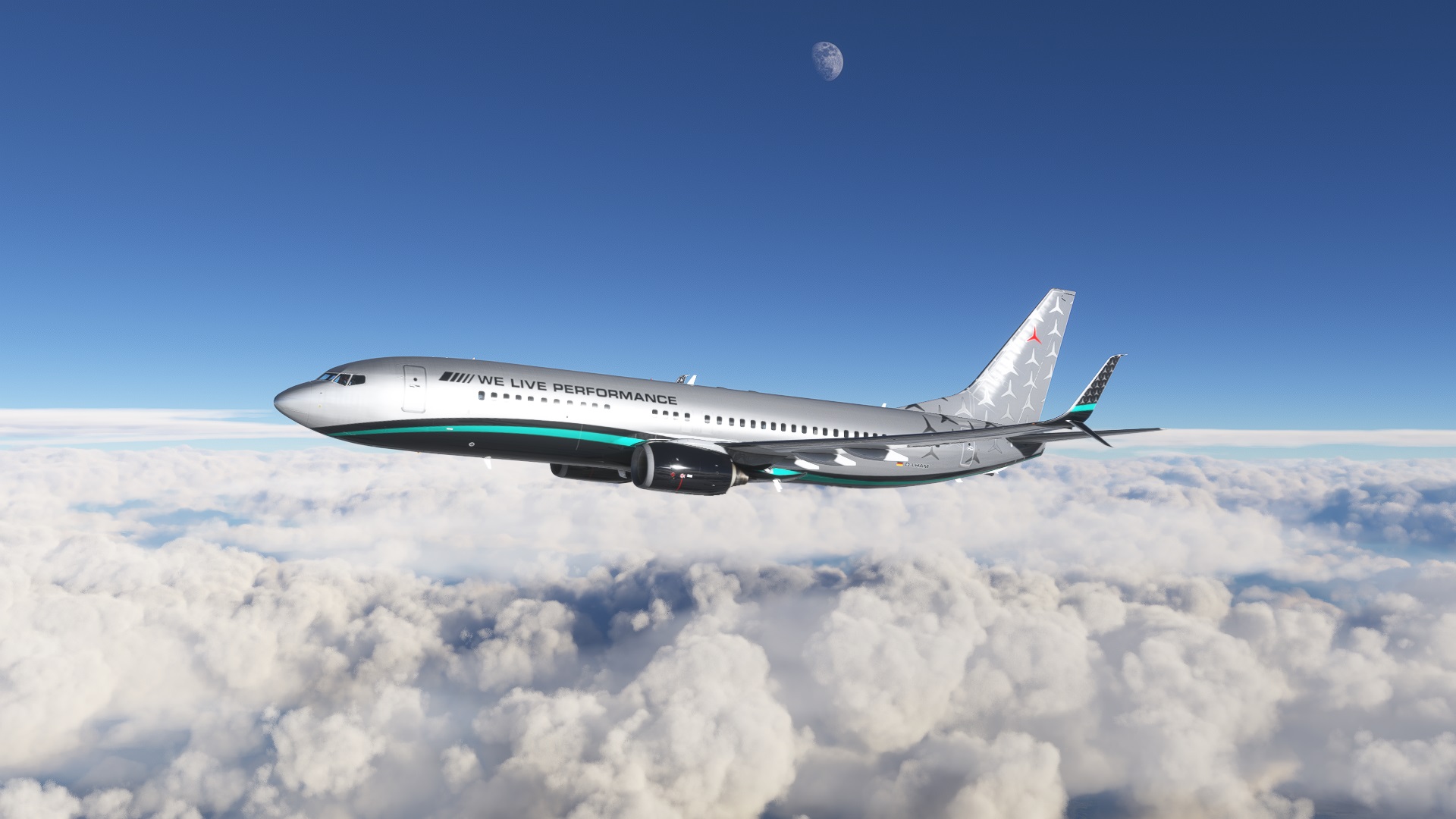 Mercedes AMG Fictional Livery PMDG Boeing 737 BBJ2 - 8K » Microsoft ...