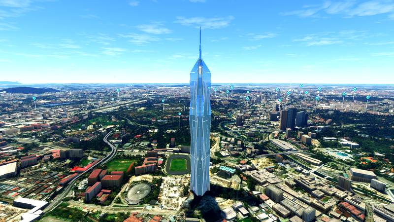 Merdeka 118 for Microsoft Flight Simulator | MSFS