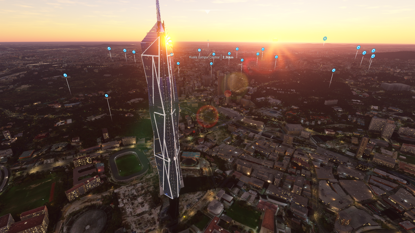 Merdeka 118 pour Microsoft Flight Simulator | MSFS