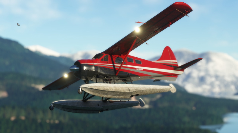 Microsoft DHC-2 Beaver - Red Bush Livery for Microsoft Flight Simulator ...