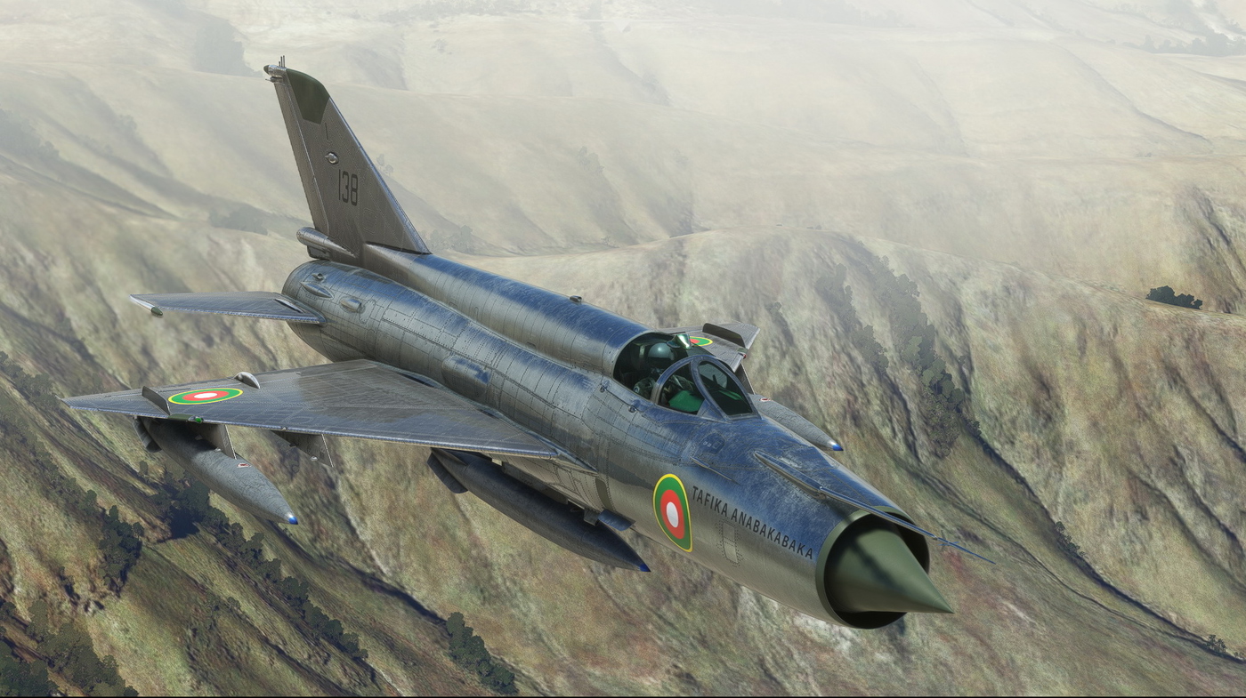 MiG-21 Madagascar Air Force #138 for Microsoft Flight Simulator | MSFS