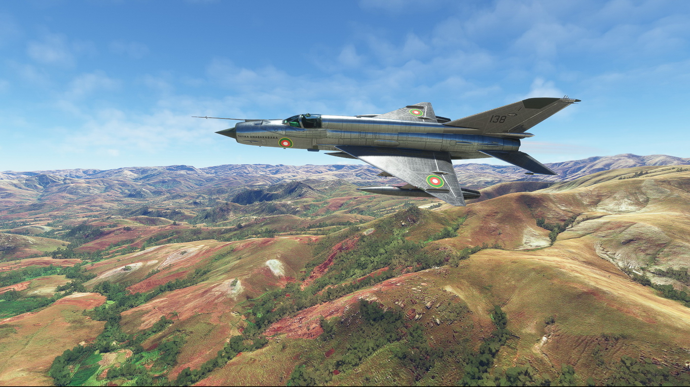 MiG-21 Madagascar Air Force #138 for Microsoft Flight Simulator | MSFS