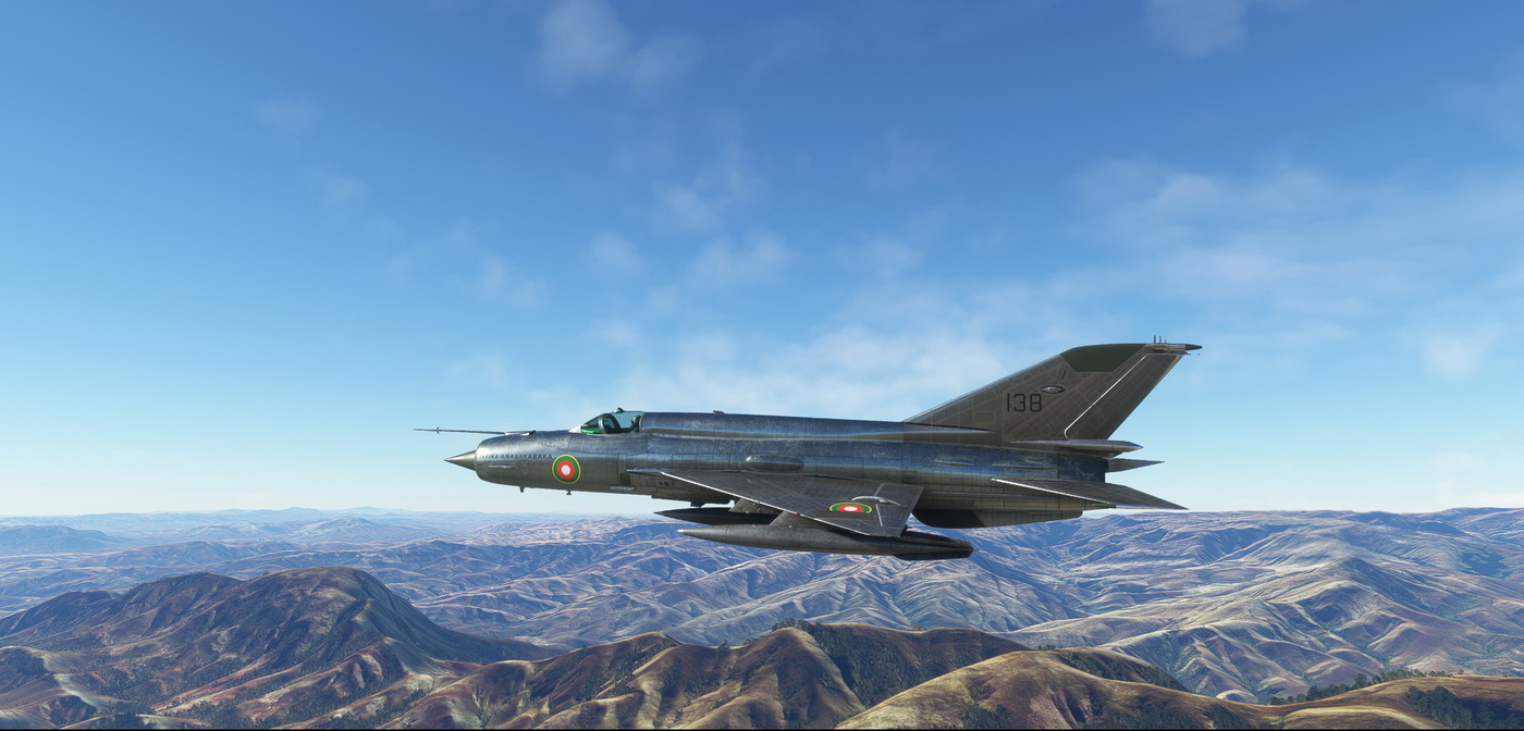 MiG-21 Madagascar Air Force #138 for Microsoft Flight Simulator | MSFS