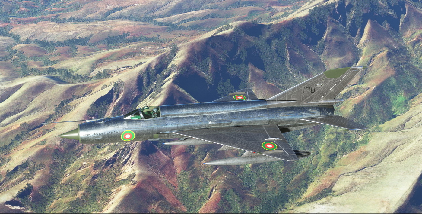 MiG-21 Madagascar Air Force #138 for Microsoft Flight Simulator | MSFS