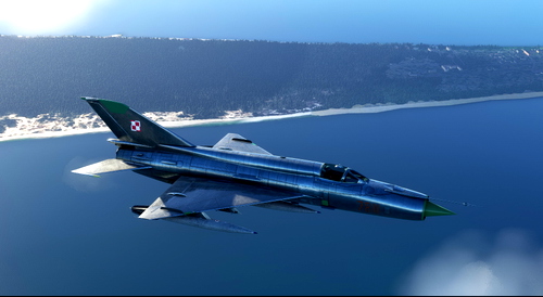MiG-21 Polish Air Force #7811 for Microsoft Flight Simulator | MSFS