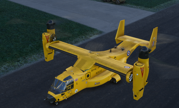 Miltech MV-22B USAF 7th SOS (new colours) RAF Mildenhall for Microsoft ...